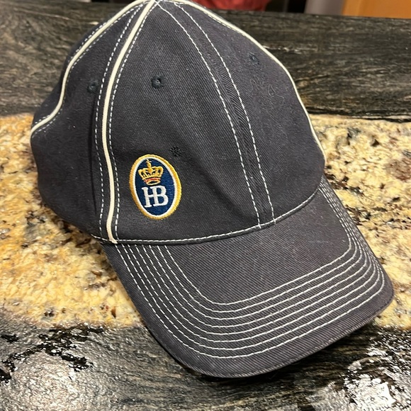 OGBHwear | Accessories | Hofbrauhaus Logo Black Hat White Stitch Old ...
